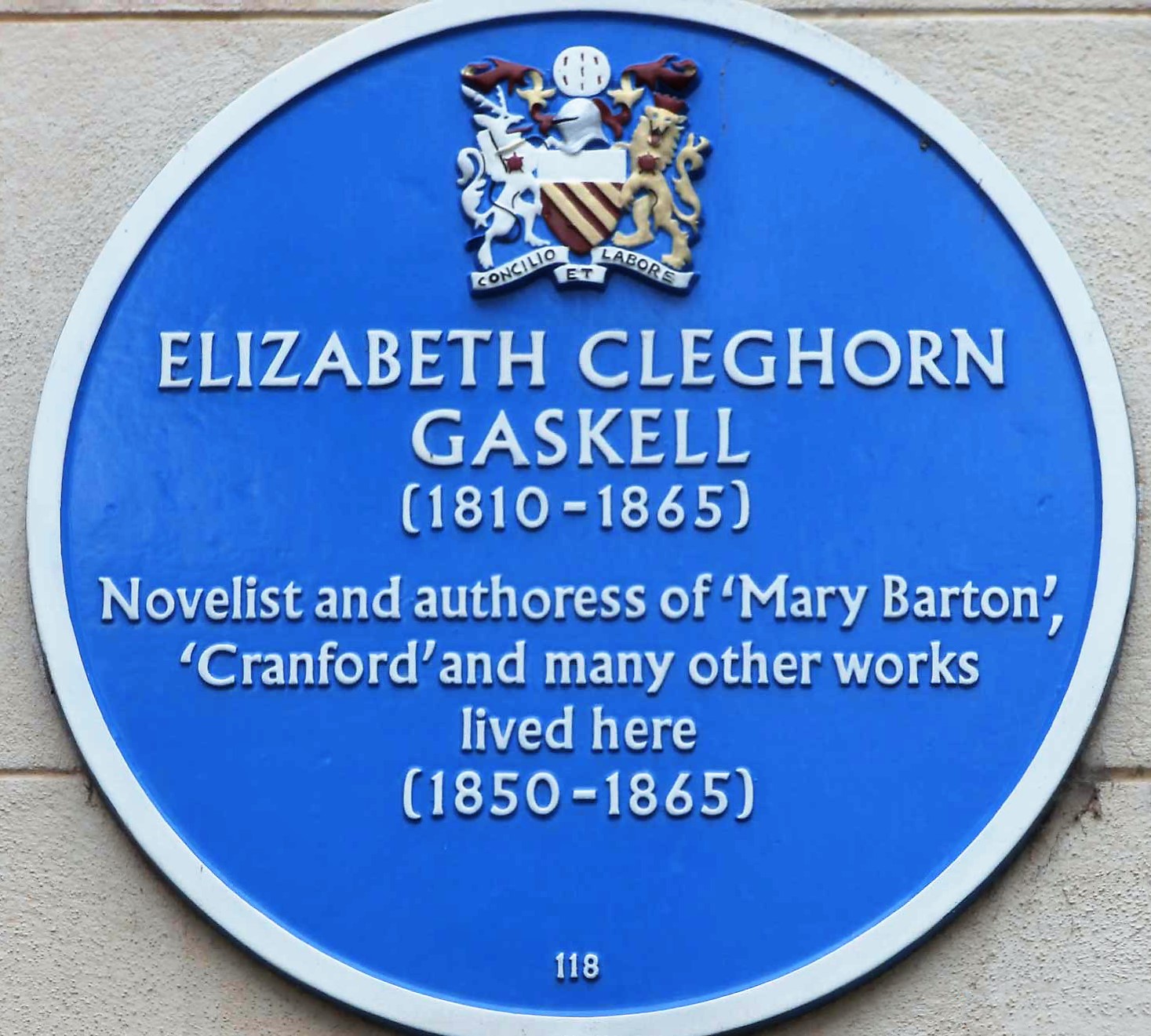 Elizabeth Gaskell (1810 - 1865) Blue Plaque - Marvellous Days Out
